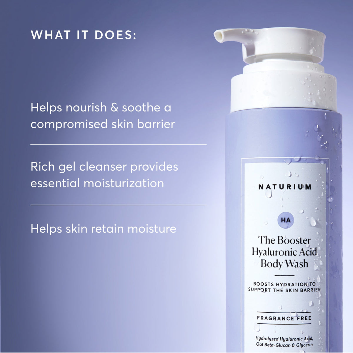 Hyaluronic Acid Body Wash - Boosts Hydration To Support The Skin Barrier