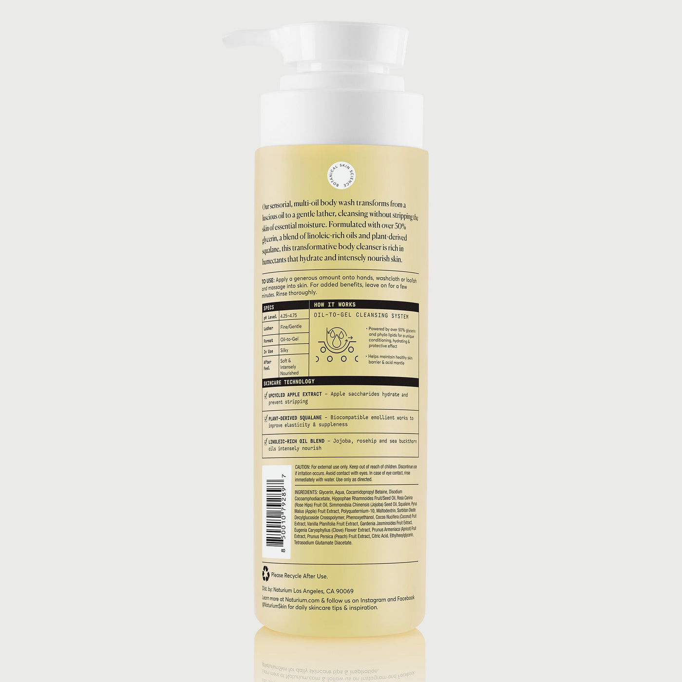 Body Wash - Advanced Body Cleansers - Naturium
